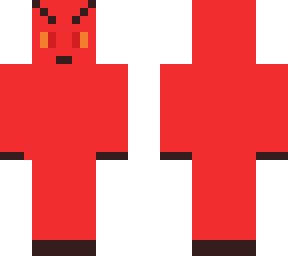 Angry red man | Minecraft Skin