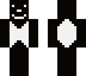 Black bts army Symbol with white face | Minecraft Skin