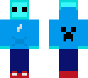 Blue Slime Minecraft Skins