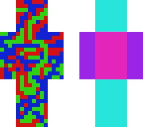 Cool Colours | Minecraft Skin