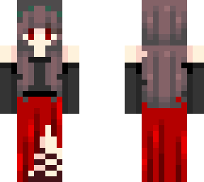 Vampire Girl Minecraft Skin