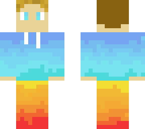 Blue gradient | Minecraft Skin