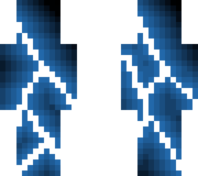 Blue Lightning | Minecraft Skin