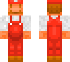 Classic Fire Mario | Minecraft Skin