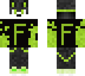 fier green wolf | Minecraft Skin