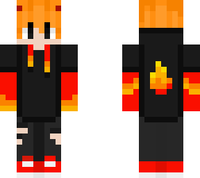 Fire boy | Minecraft Skin