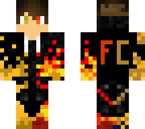 cool guy fire | Minecraft Skins