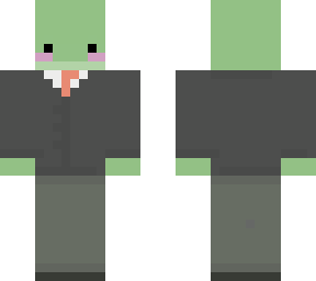 Frog in suit | Minecraft Skin