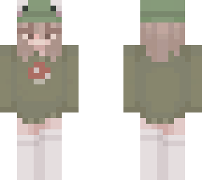 kawaii cute bedwars frog | Minecraft Skins