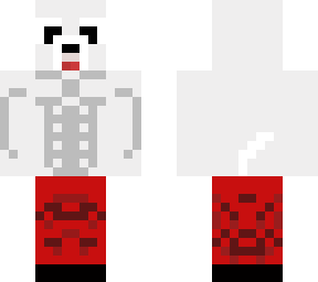 Perro blanco mamadisimo | Minecraft Skin