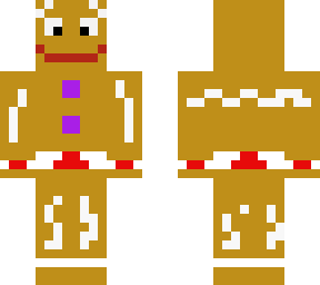 Piernikowy Ludzik witeczny | Minecraft Skin
