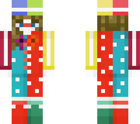 blonde clown! | Minecraft Skin
