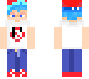 fnf boyfriend | Minecraft Skins