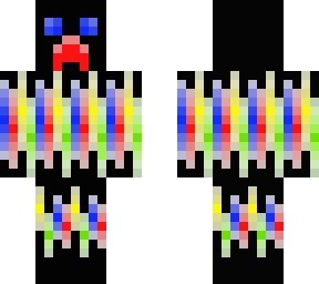 colourful creeper | Minecraft Skin