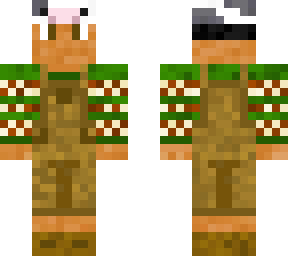 Cottagecore Boy /Cow Hat (2) | Minecraft Skin