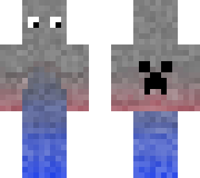 gracz w niebiesko-czerwonym ubranku | Minecraft Skin