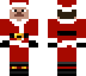 Santa steve cartoon | Minecraft Skin