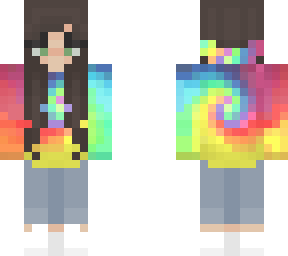 tie dye | Minecraft Skin