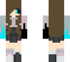 baby blue girl and baby pink too | Minecraft Skin