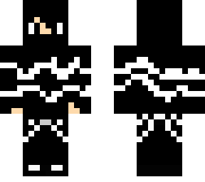 black and white lines | Minecraft Skin