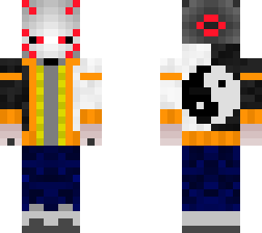 Ying Yang Kitsune Mask Minecraft Skins