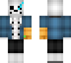 Sans with the Infinity Gauntlet | Minecraft Skin