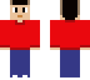 sudadera roja | Minecraft Skin