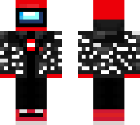 Among Drip Hidden In Steve Suit | Minecraft Skin