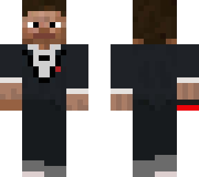 Among Drip Hidden In Steve Suit | Minecraft Skin