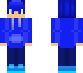 Blue Jumper Boy | Minecraft Skin