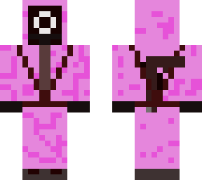 Pink Squid Game Guard | Minecraft Skin