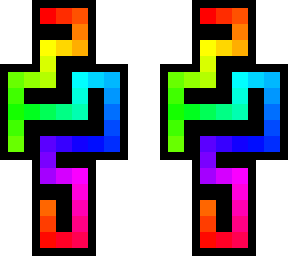 Rainbow Maze | Minecraft Skin