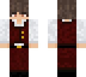Red vest suit | Minecraft Skin