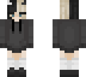 short hair split dye | Minecraft Skin