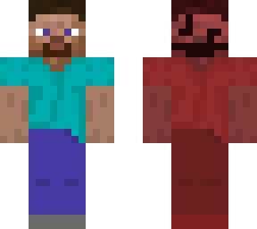 Two sided Steve [2nd v.] | Minecraft Skin