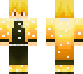 edit zenitsu demon slayer | Minecraft Skins