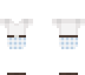 Blue Plaid Skirt Base | Minecraft Skin