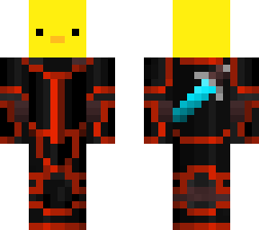 duck with samurai armor | Minecraft Skin