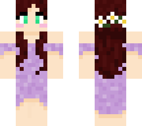 Lavender Daisy girl | Minecraft Skin