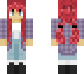 two ponytails | Minecraft Skin