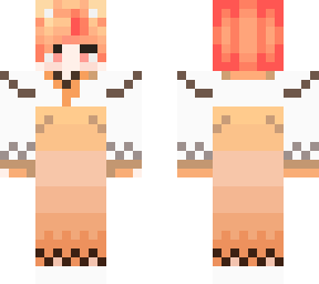 Ebisu Inari - The Burger Fox Maiden Vtuber | Minecraft Skin