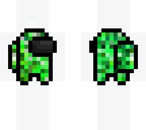 Exploding imposter creeper | Minecraft Skin