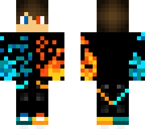 fire ice | Minecraft Skin