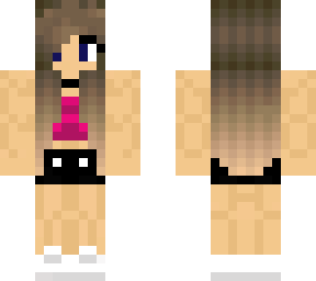 Muscle Girl | Minecraft Skin