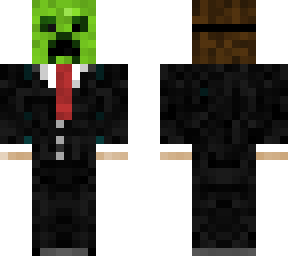 Creeper Mask Tuxedo | Minecraft Skin