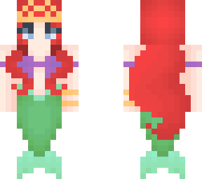 Disney ~ Ariel = | Minecraft Skin