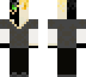Half Human Half Enderman | Minecraft Skin