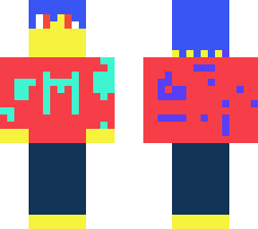 just a boy with the letter M | Minecraft Skin