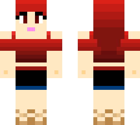 lava girl | Minecraft Skins