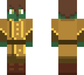 slim gremlin with a coat | Minecraft Skin